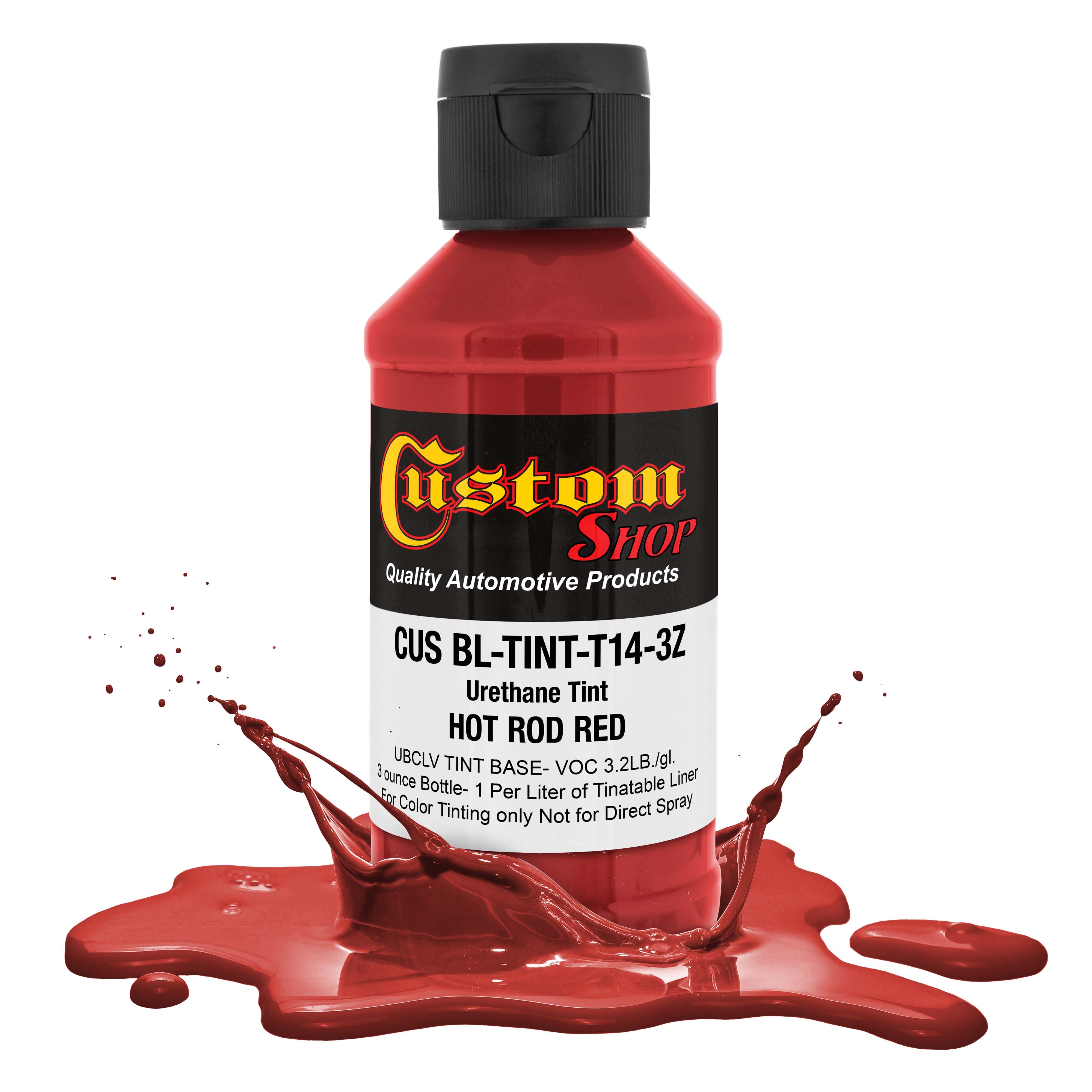 Bedliner Tint 3 Ounce Hot Rod Red Urethane Concentrate — TCP Global
