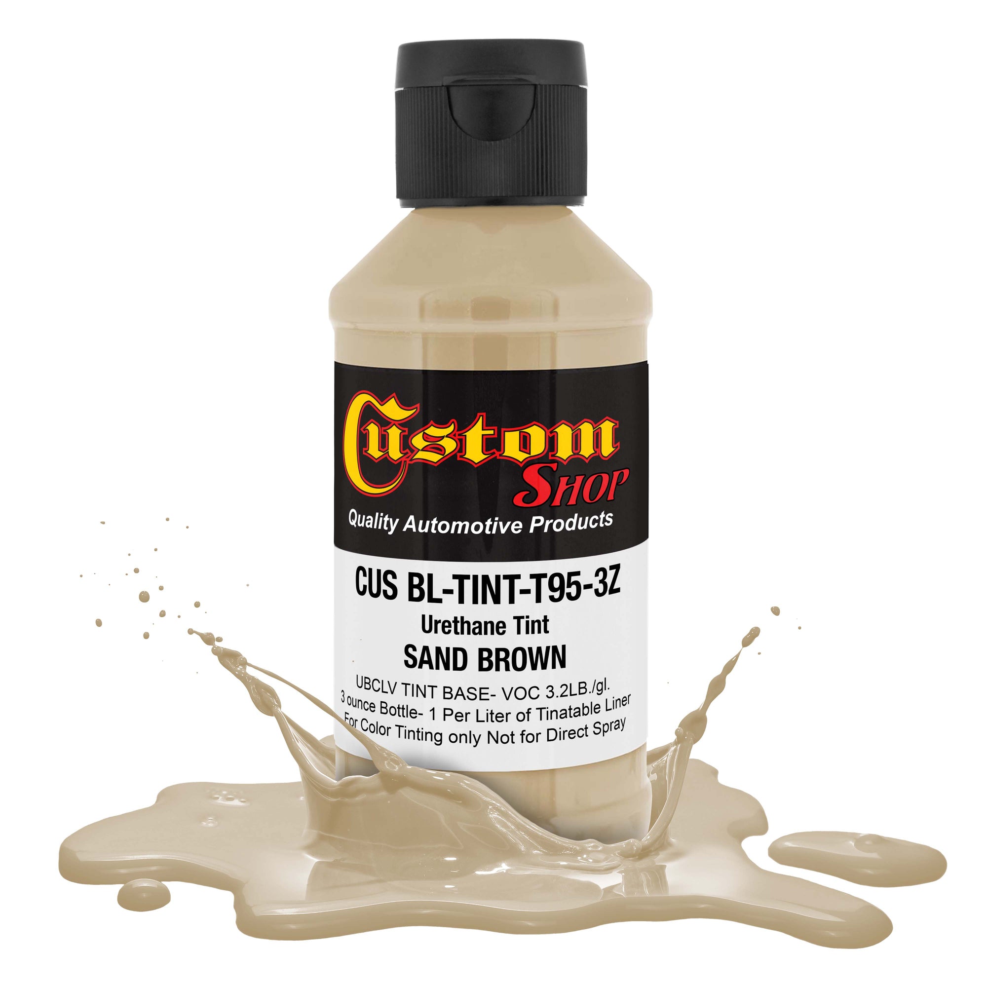 Bedliner Tint 3 Ounce 30277 Sand Brown Urethane Concentrate — TCP Global