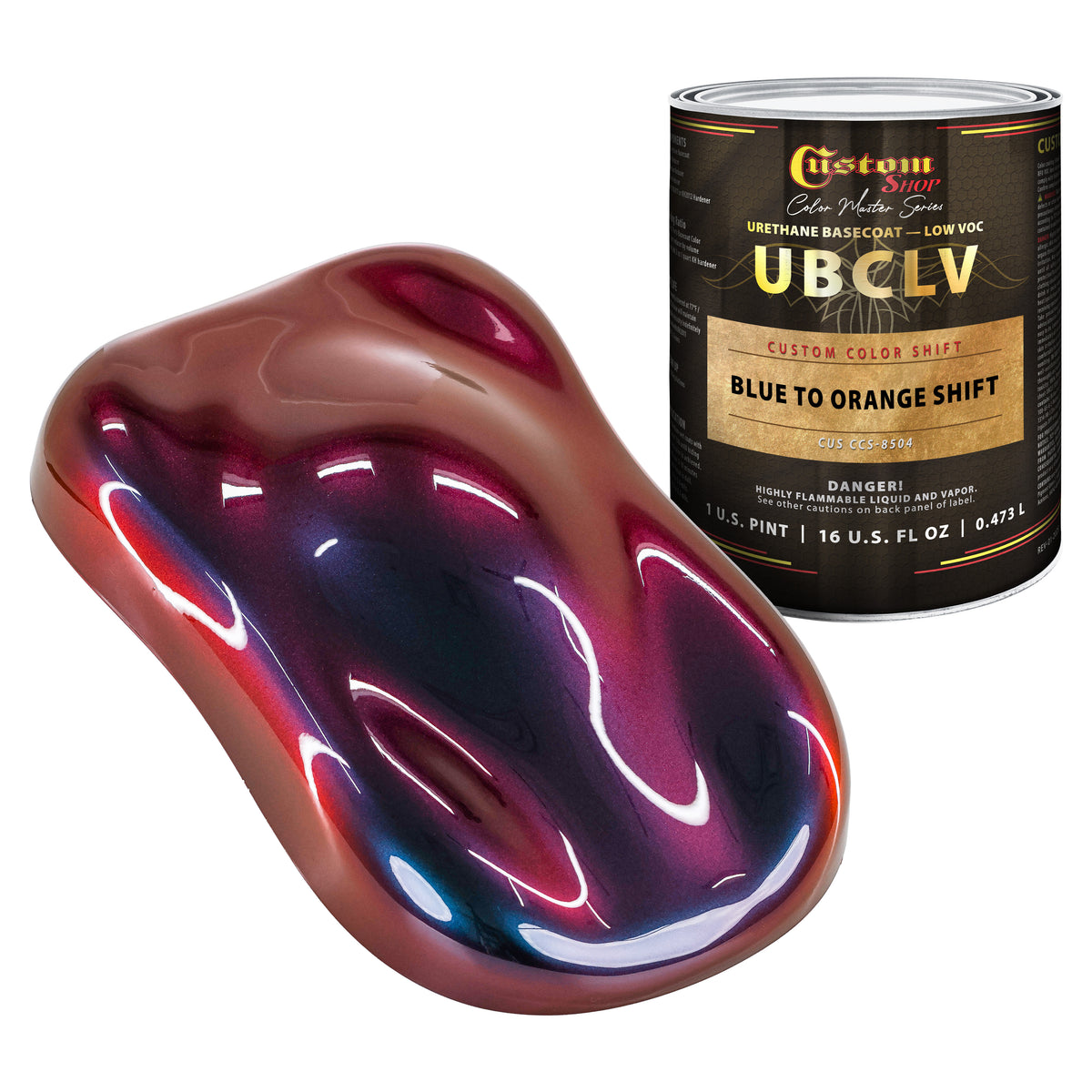 Custom Shop CCS Custom Color Shift Automotive Paint - Blue to Orange S ...