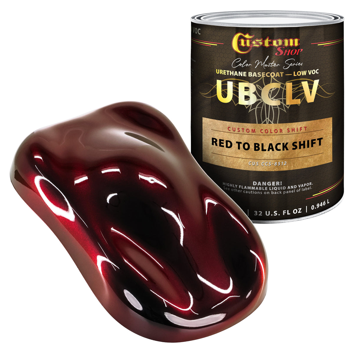 Custom Shop CCS Custom Color Shift Automotive Paint - Red to Black Shi ...