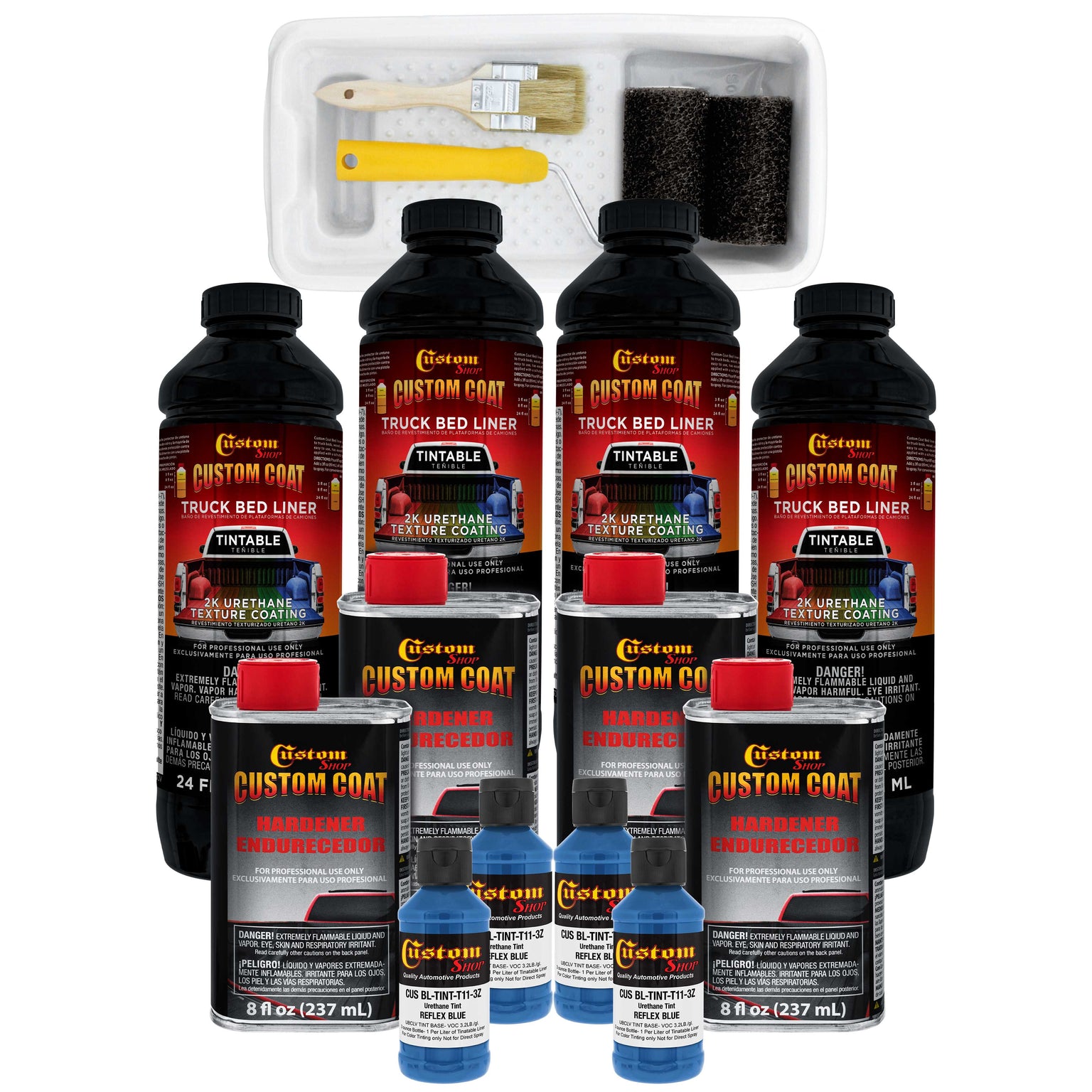 Custom Coat Bedliner - Reflex Blue — TCP Global