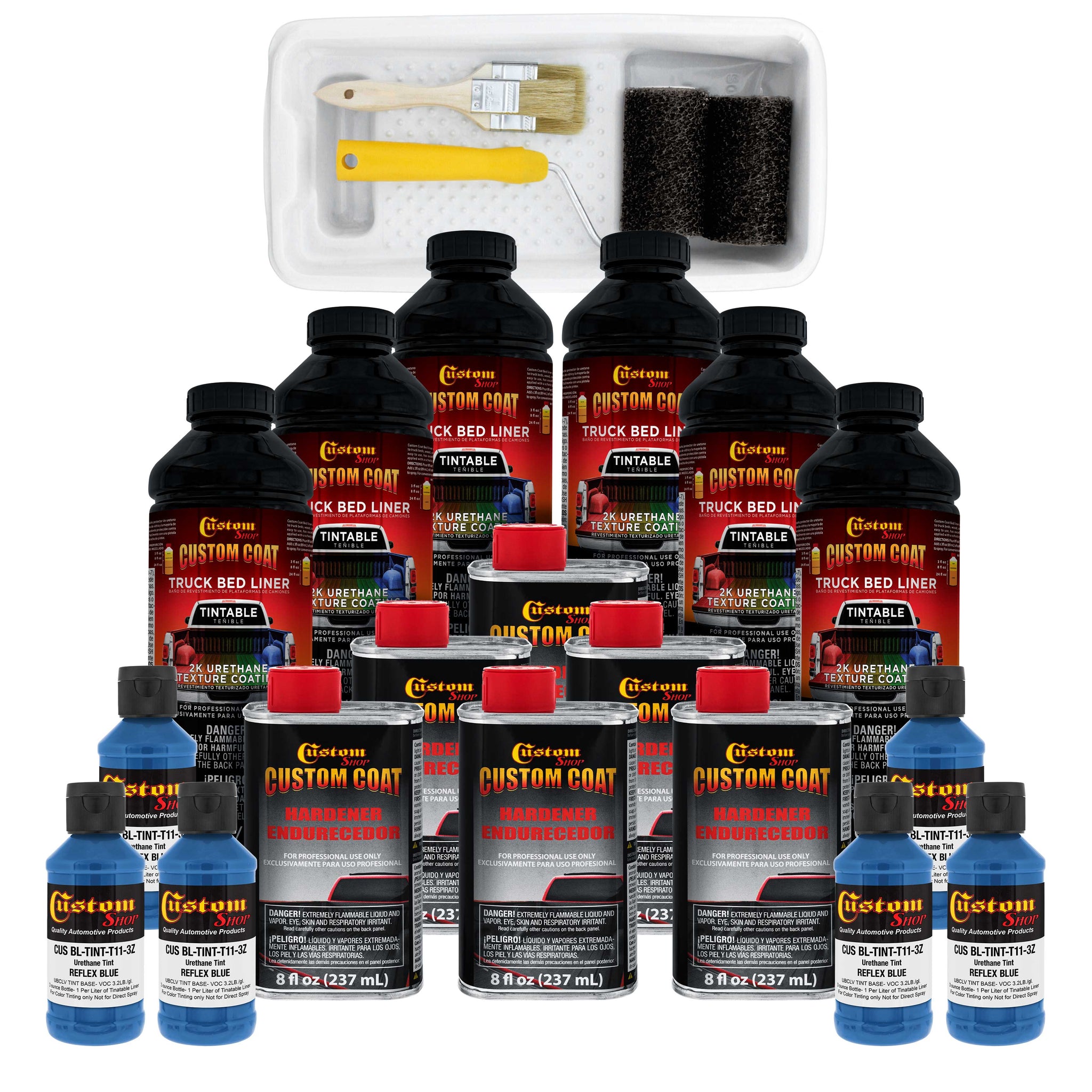 Custom Coat Bedliner - Reflex Blue — TCP Global