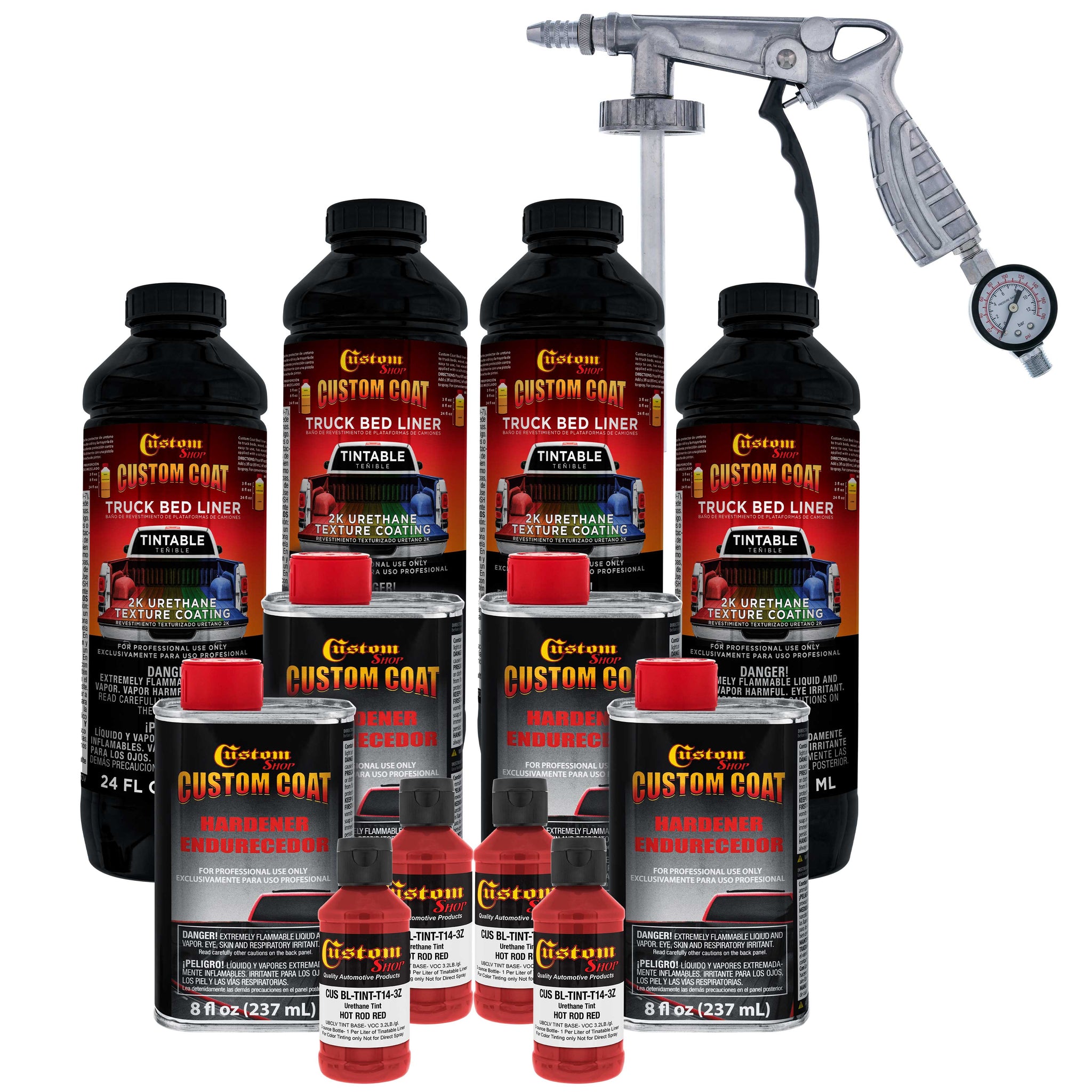 Custom Coat Bedliner - Hot Rod Red — TCP Global