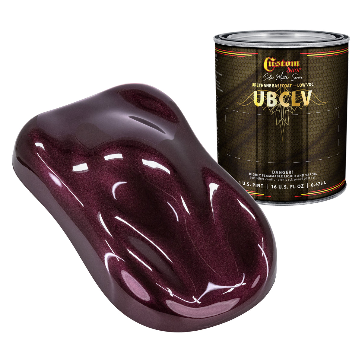 Custom Shop UMC Urethane Ultra Metallic Colors - Maroon Metallic- Pint ...