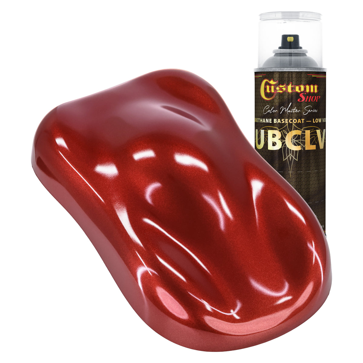 Custom Shop UMS Urethane Ultra Metallic Sparkle - Fire Red Metallic Sp ...