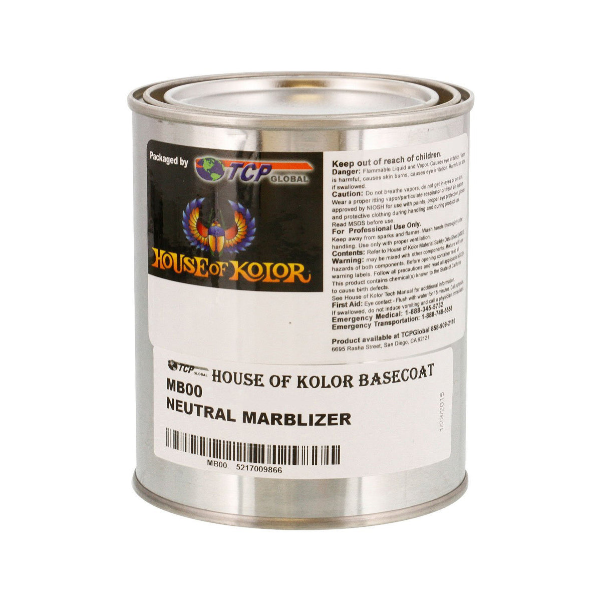Clear Marbilizer 8-Oz. 1/2-Pt Hok Full Strength — TCP Global