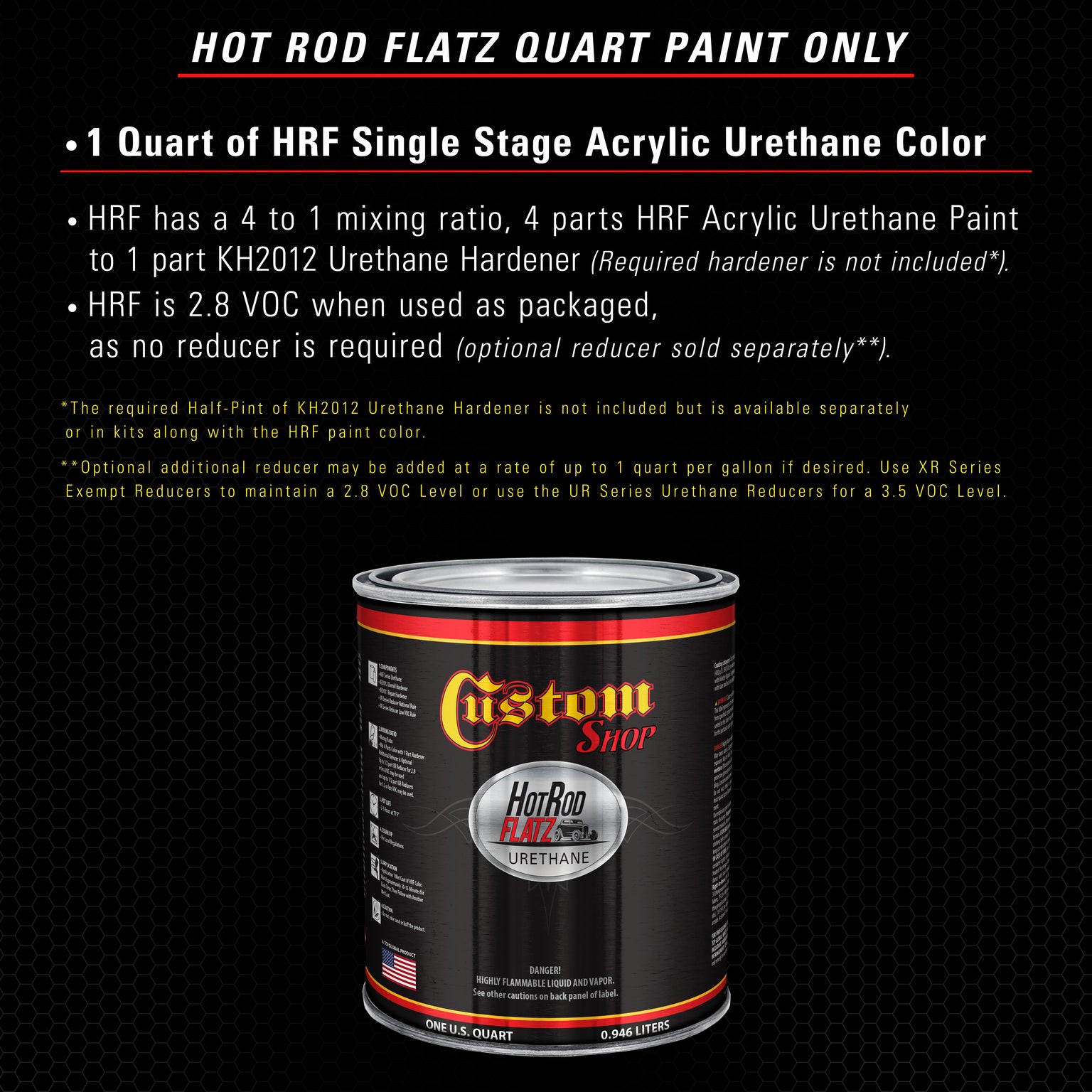 Hot Rod Flatz Paint - Hot Rod Black — TCP Global