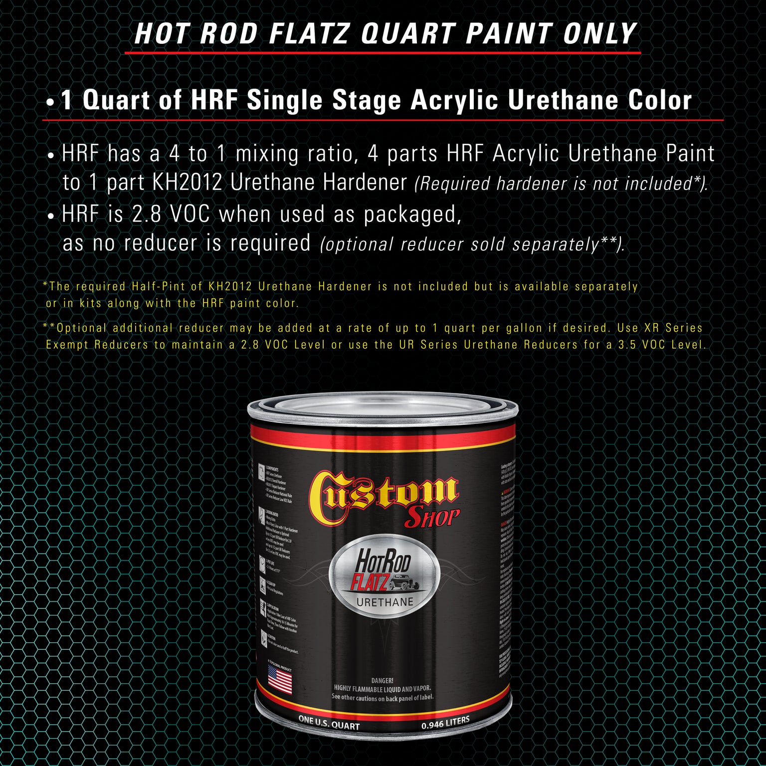 Hot Rod Flatz Paint - Tropical Turquoise — TCP Global