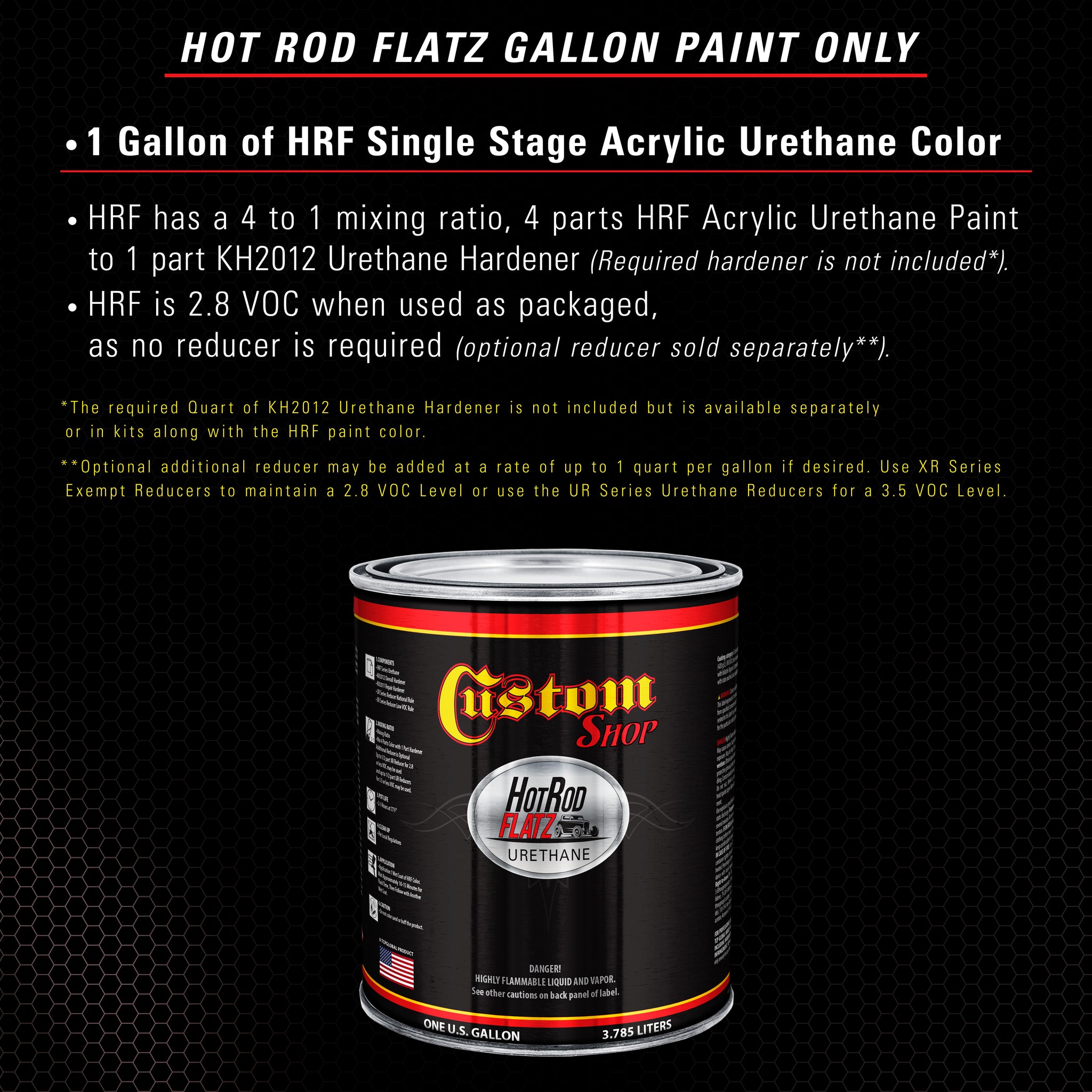 Hot Rod Flatz Paint - Molten Red Metallic — TCP Global