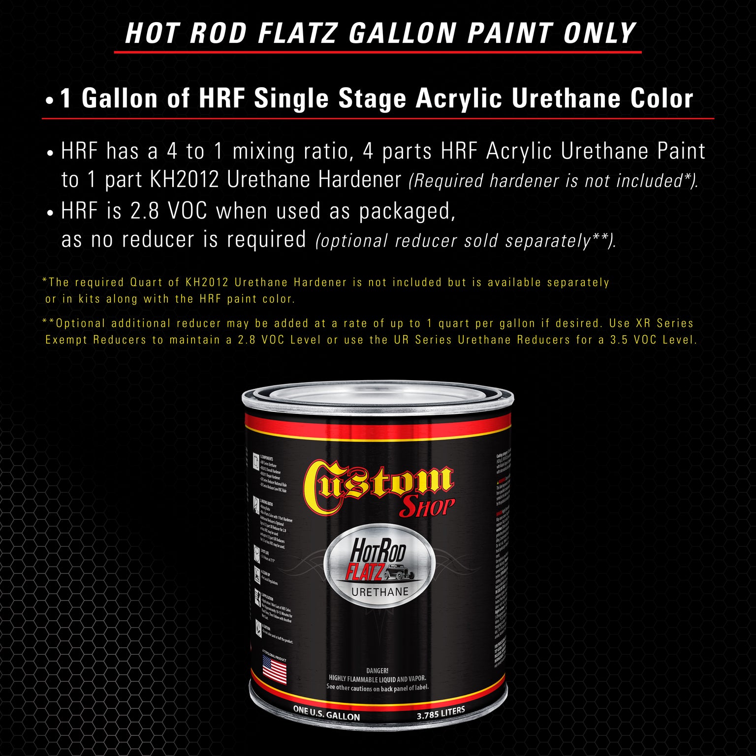 Hot Rod Flatz Paint - Black Chassis (Satin) — TCP Global