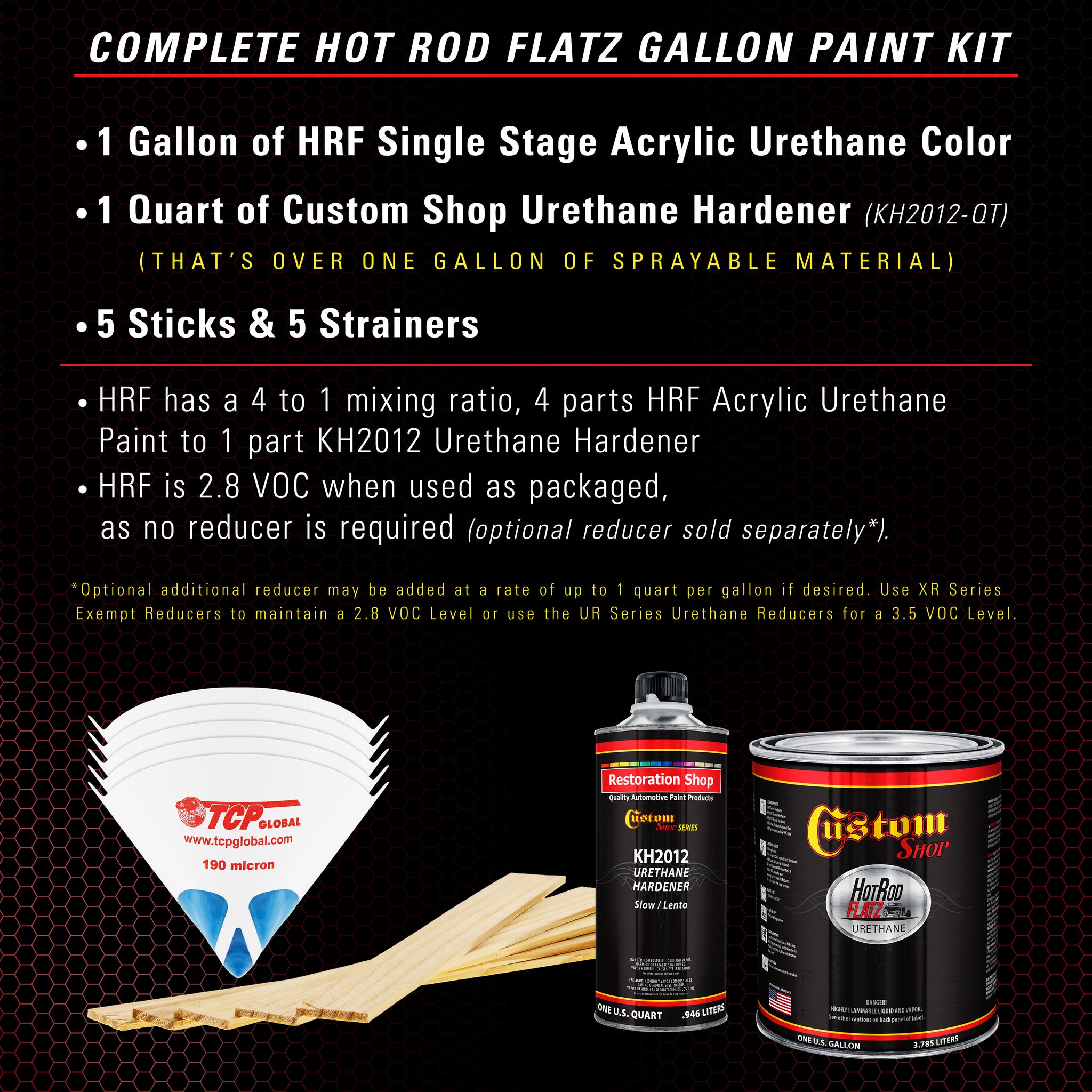 Hot Rod Flatz Paint - Blood Red — TCP Global