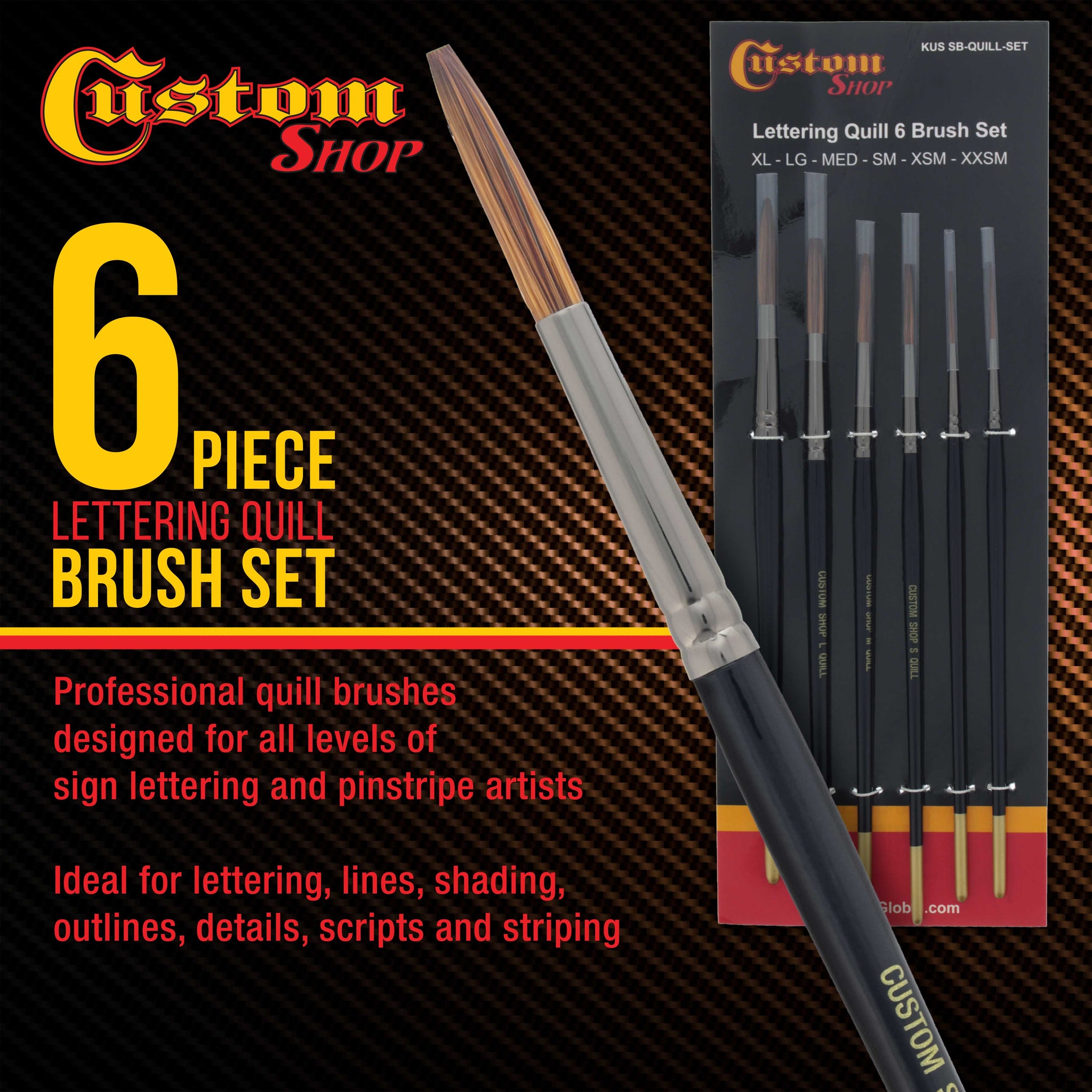 Pinstriping Brushes Custom Shop — TCP Global