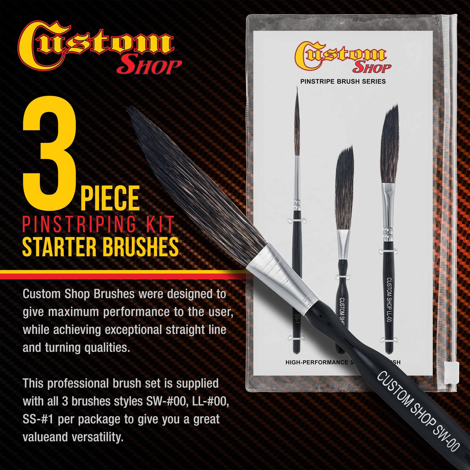 Pinstriping Brushes Custom Shop — TCP Global