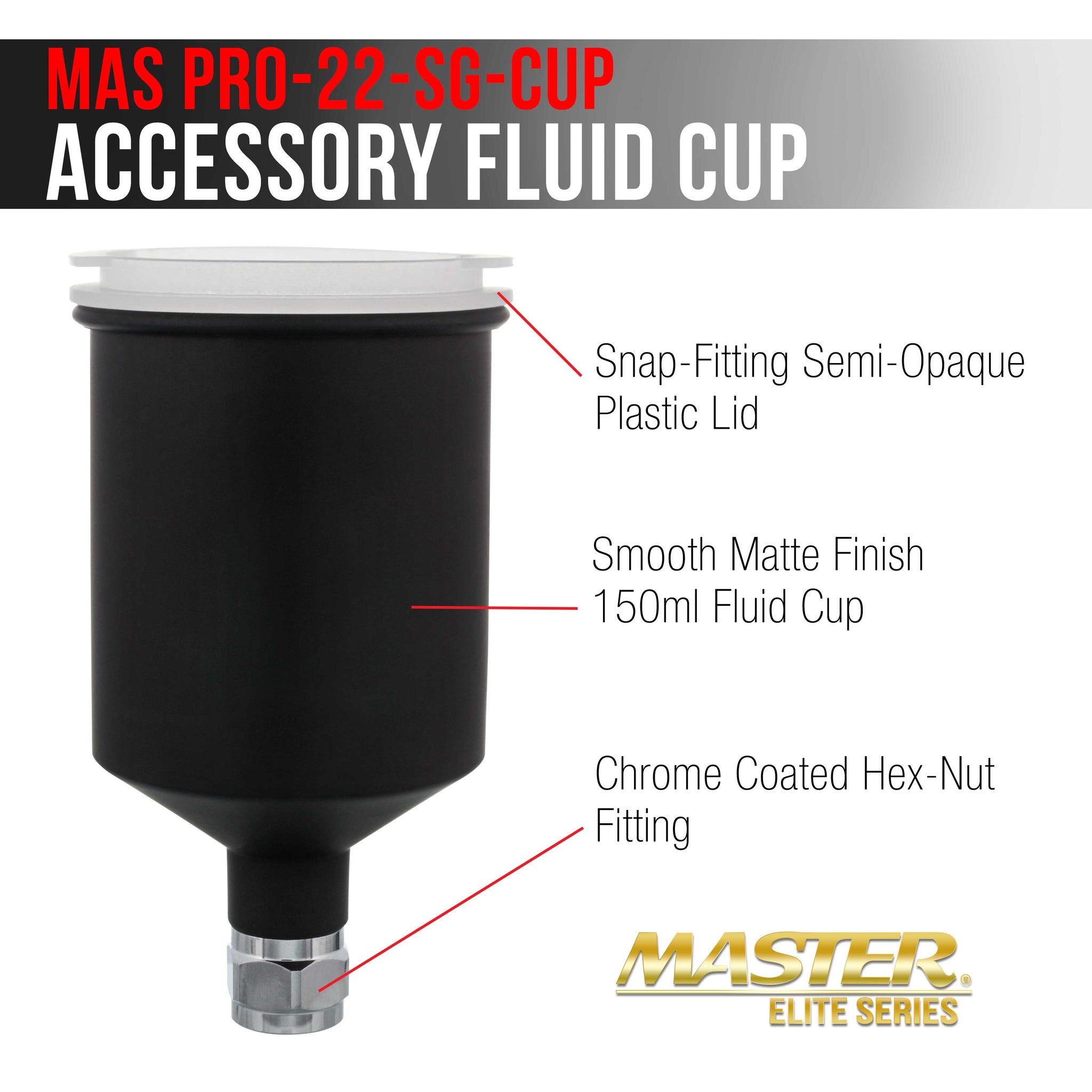 Spray Gun Gravity Feed Cups — TCP Global