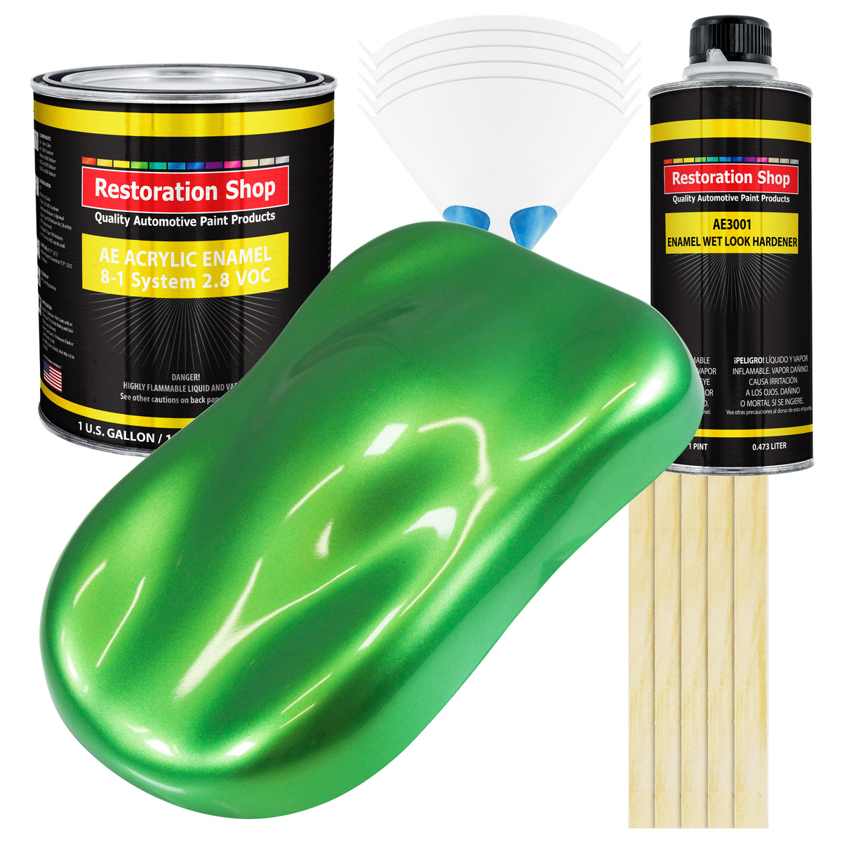 Firemist Lime Acrylic Enamel 1-Gallon Kit — TCP Global