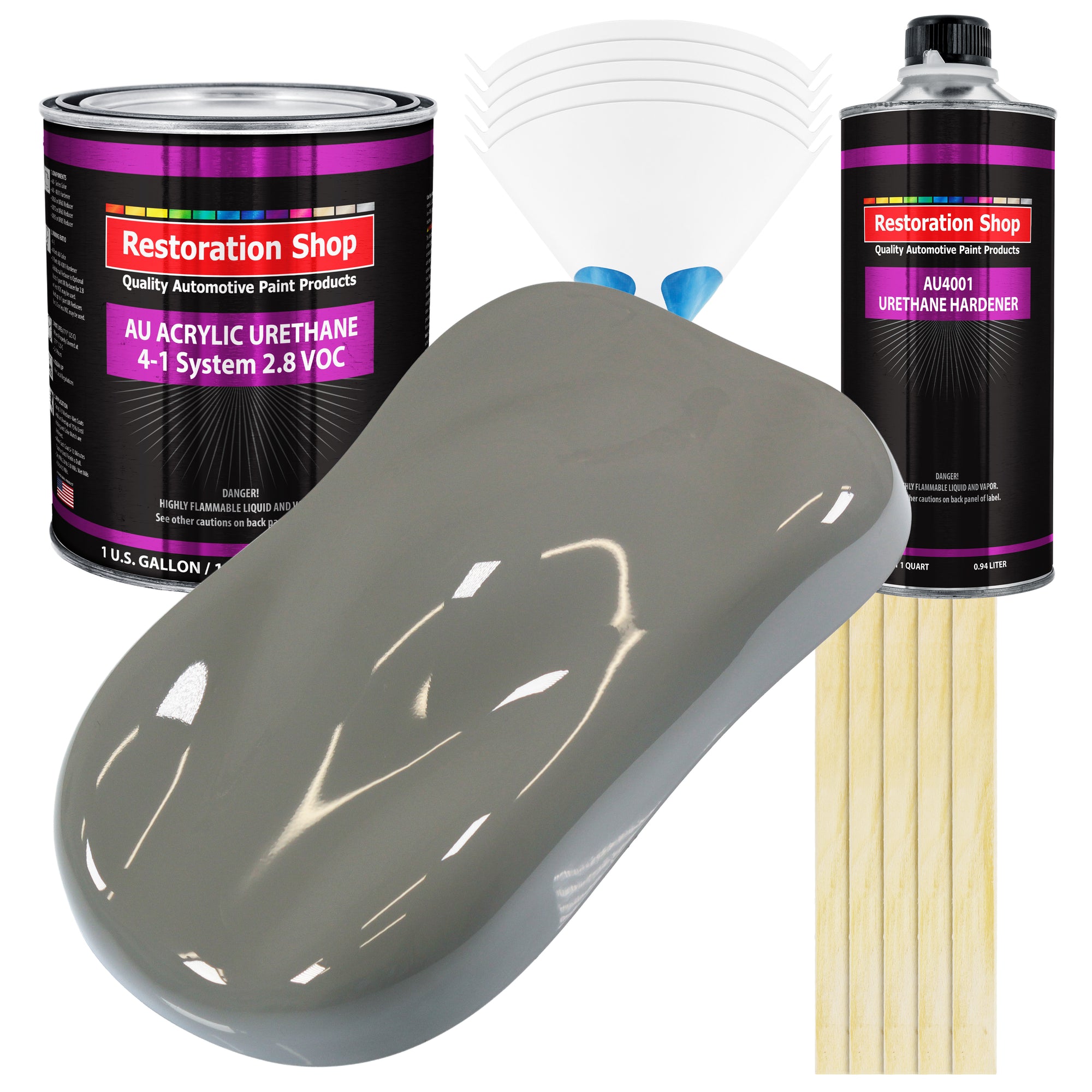 Dove Gray Acrylic Urethane 1-Gallon Kit — TCP Global