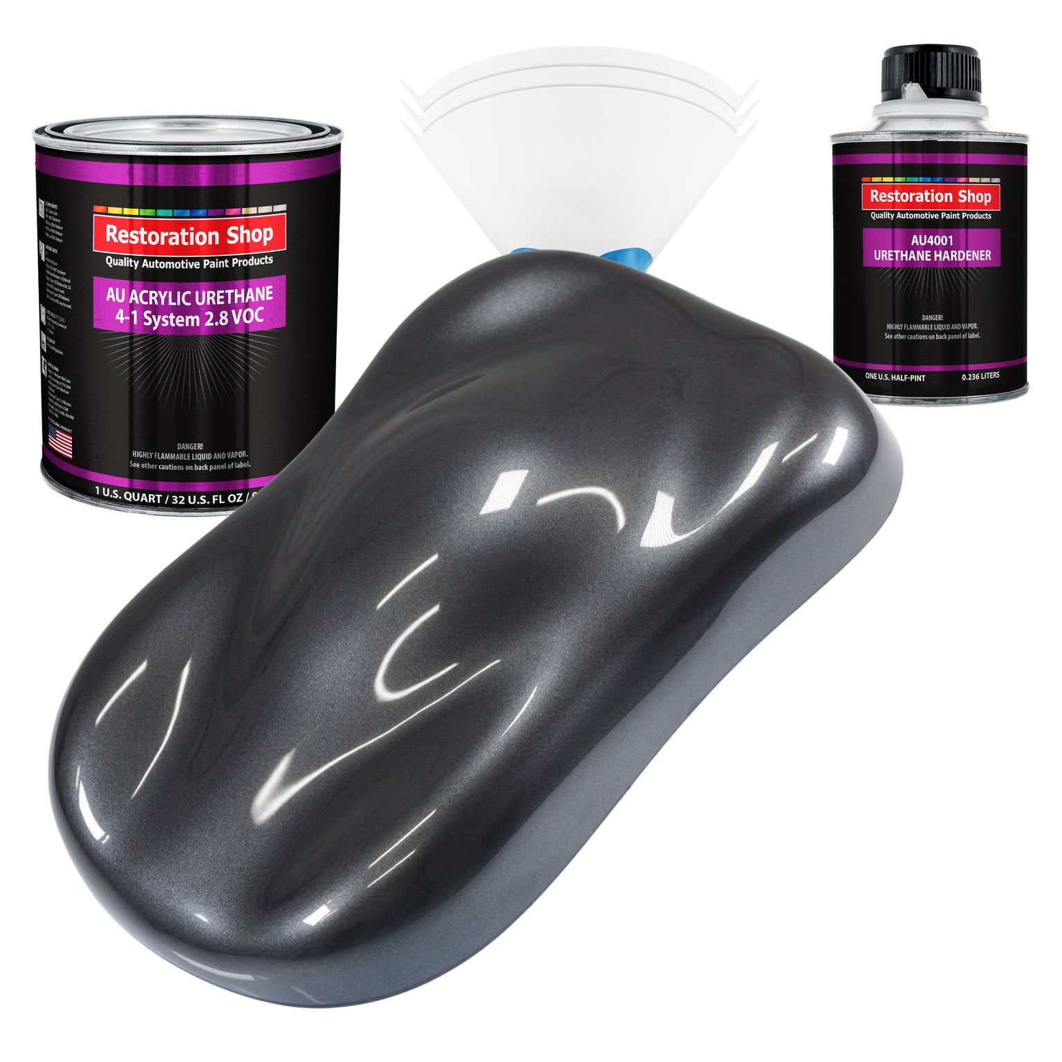 Acrylic Urethane Paint - Gunmetal Grey Metallic — TCP Global