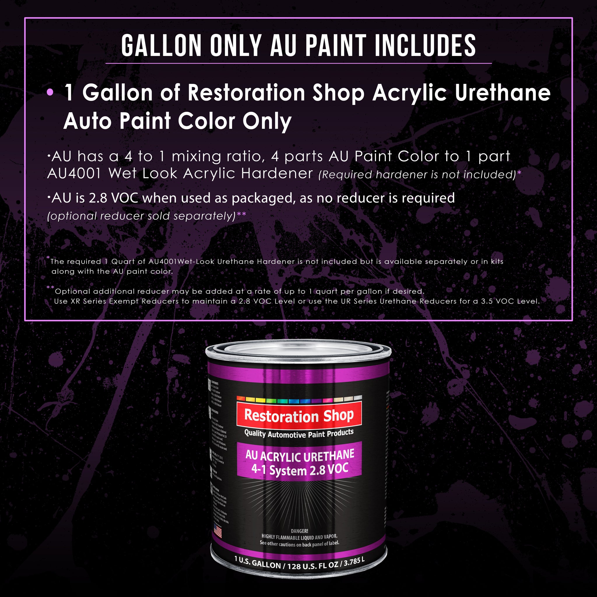 Acrylic Urethane Paint - Nightwatch Blue Metallic — TCP Global