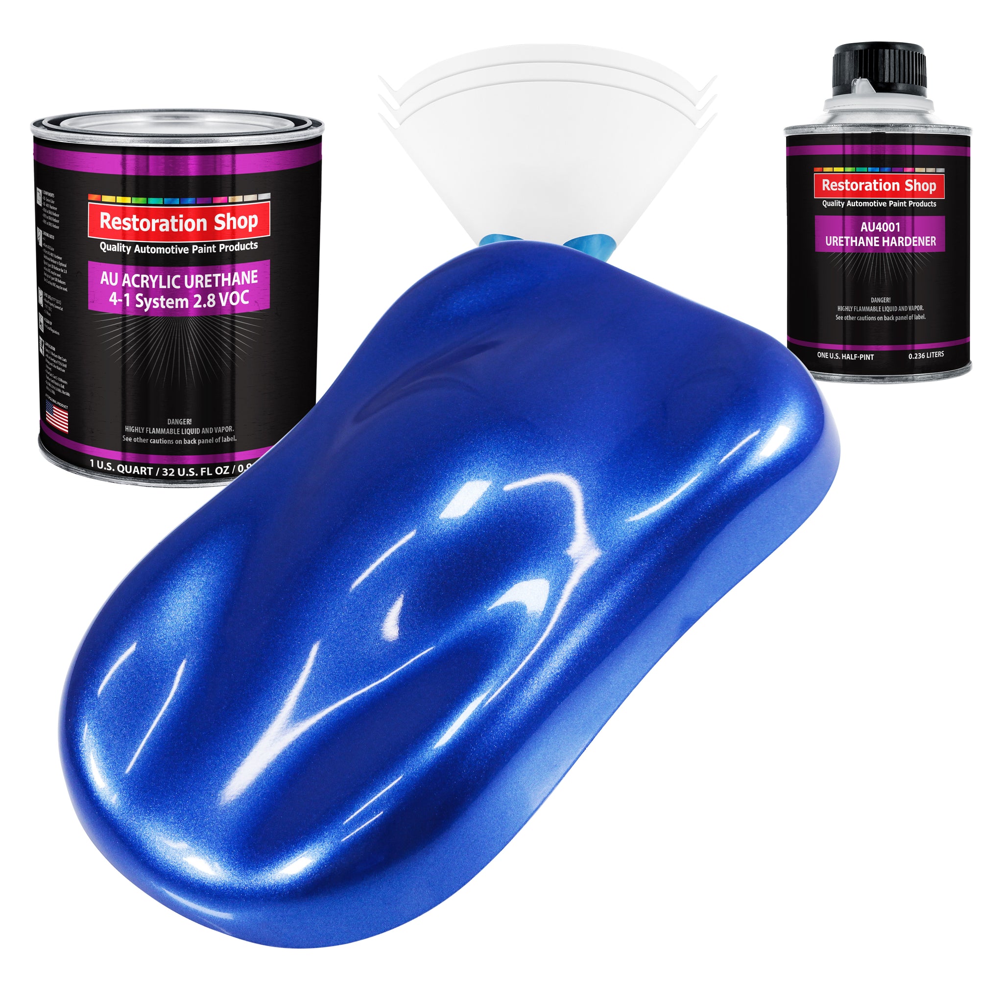Acrylic Urethane Paint - Cobalt Blue Firemist — TCP Global