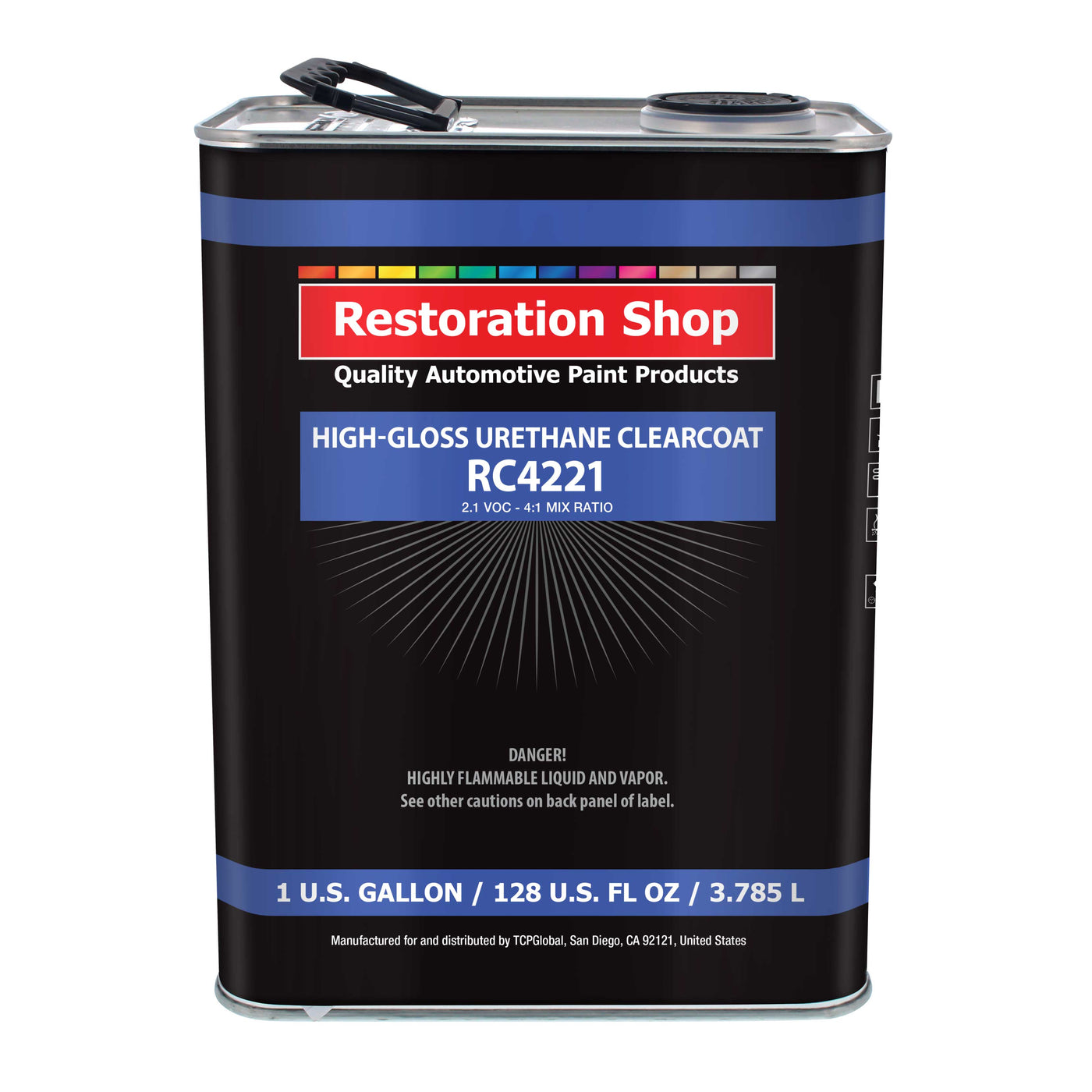 2.1 Voc High Gloss Clear Galln Urethane Kit Restoration Shop — TCP Global