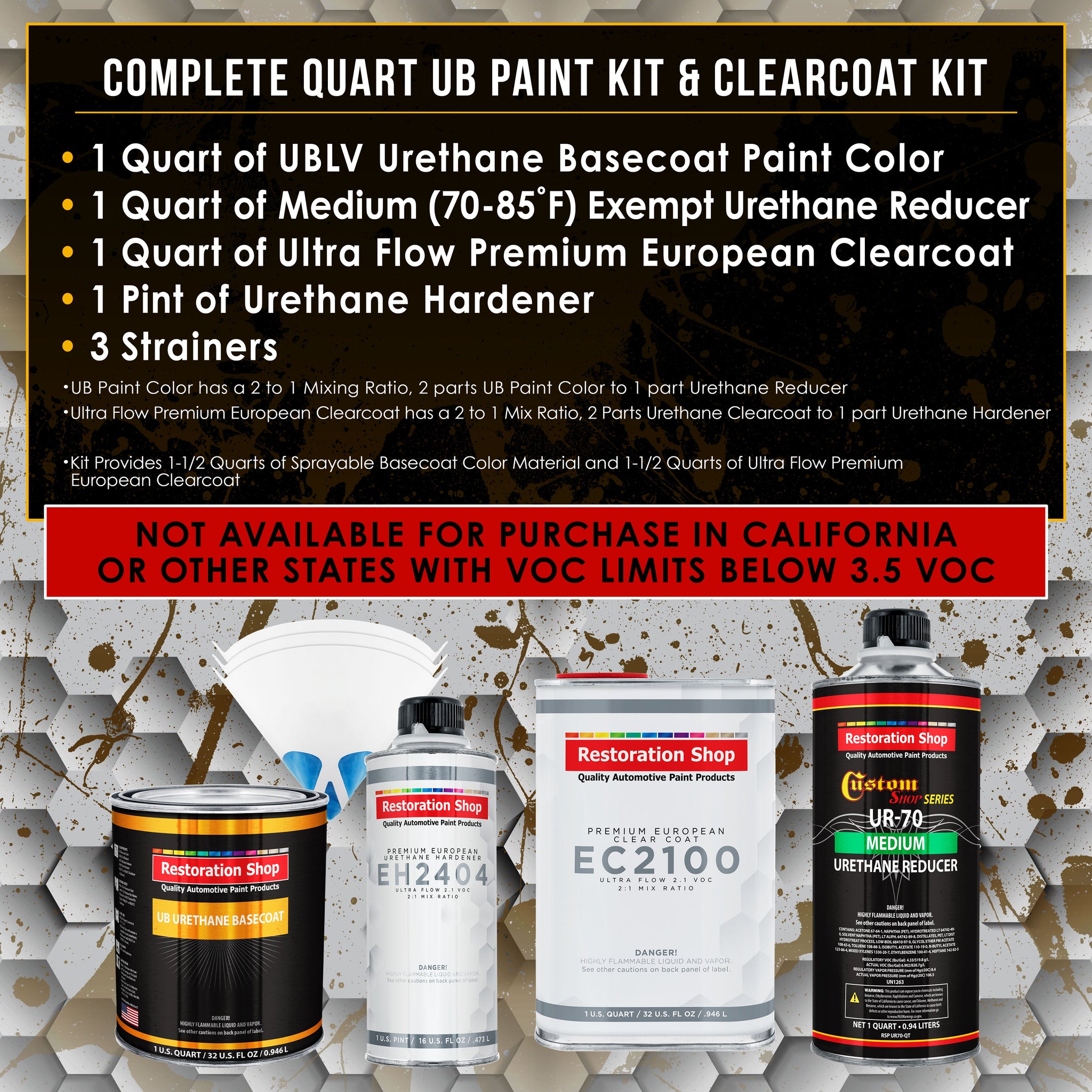 Urethane Basecoat Paint - Inferno Orange Pearl Metallic — TCP Global