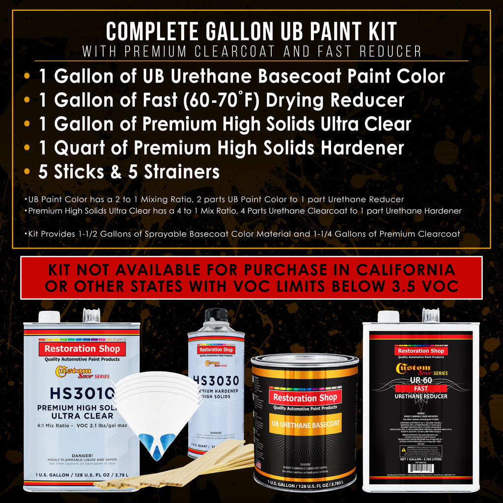 Urethane Basecoat Paint - Black Diamond Firemist — TCP Global