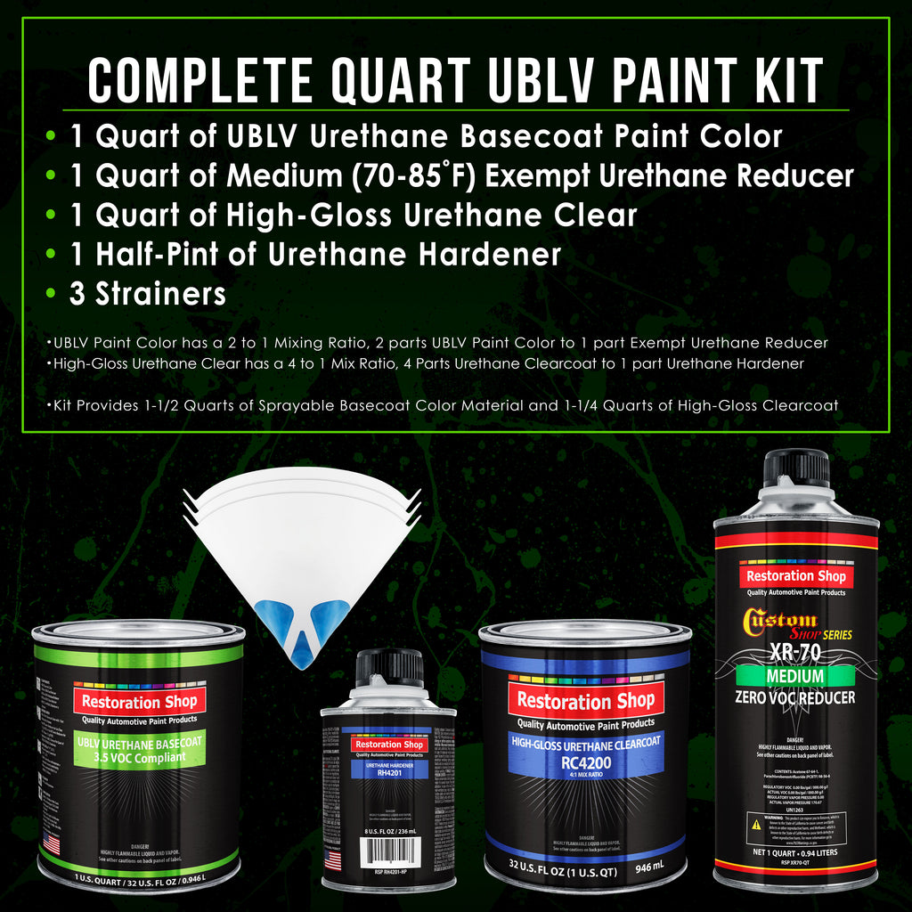 Urethane Basecoat Paint Low VOC - Molten Red Metallic — TCP Global