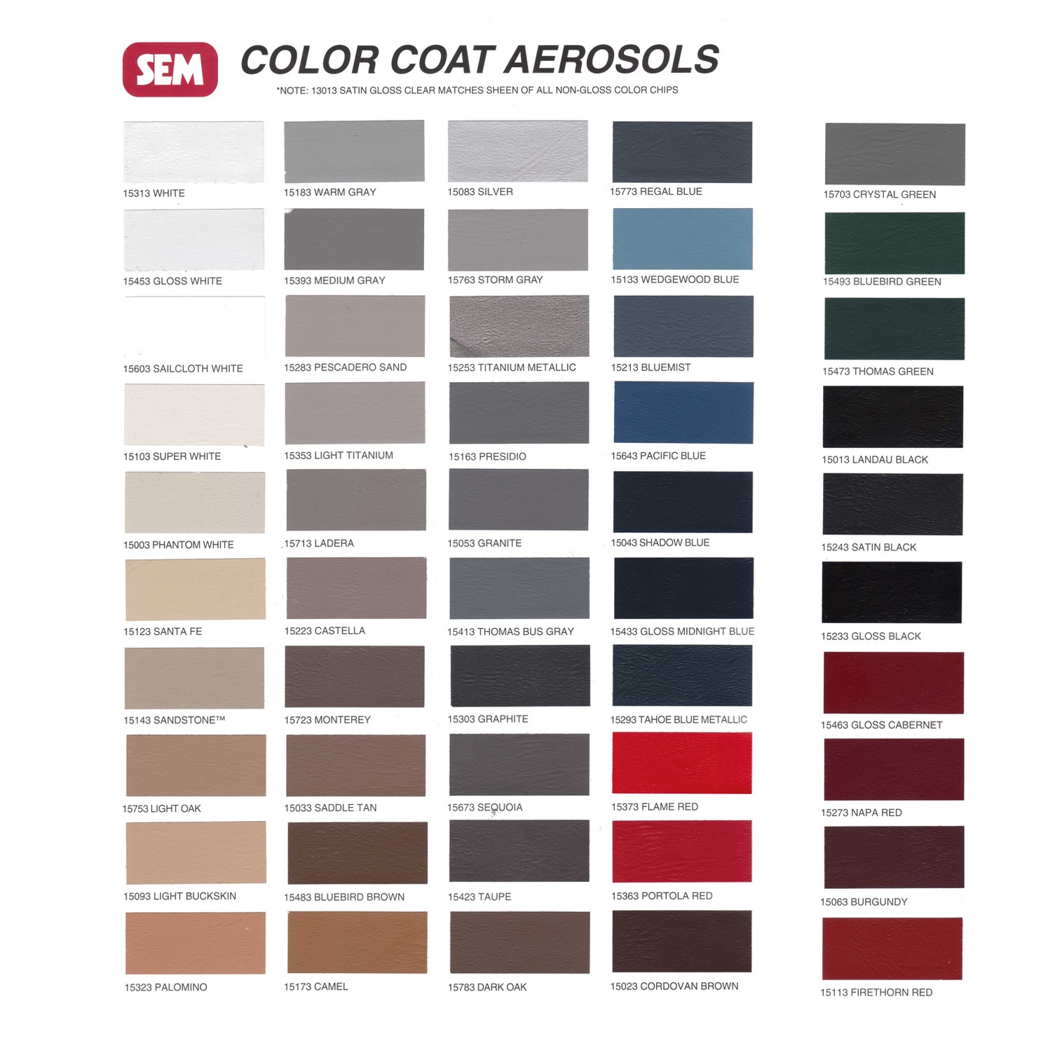 Paint Color Charts — TCP Global