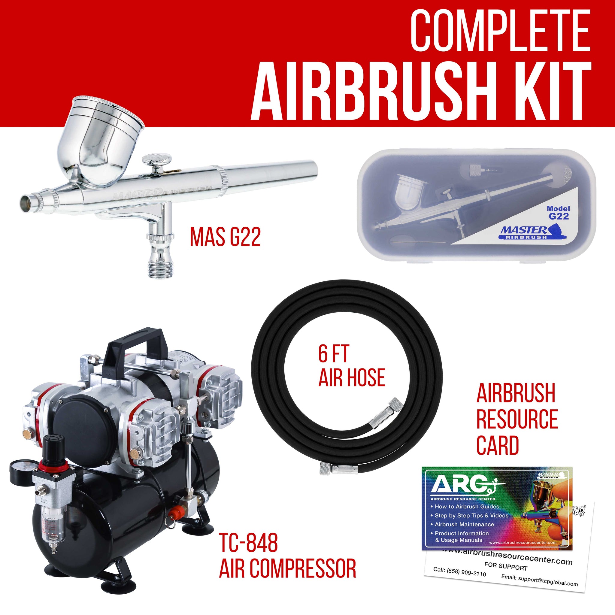 Airbrush Systems Hobby Craft Deluxe - Master Airbrush — TCP Global