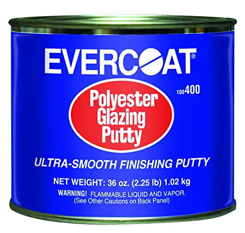 Poly Glazing Putty 1 Qt. Can Includes Small Blue Hardener — TCP Global